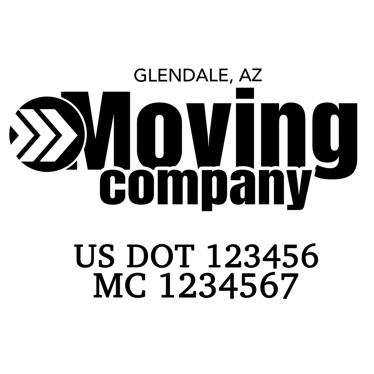 Moving Company Truck Decal, 2 Pack – US Decals