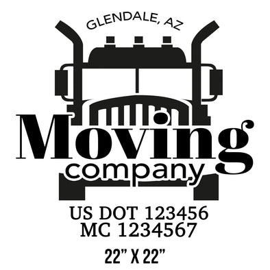 Moving Company Truck Decal, 2 Pack – US Decals