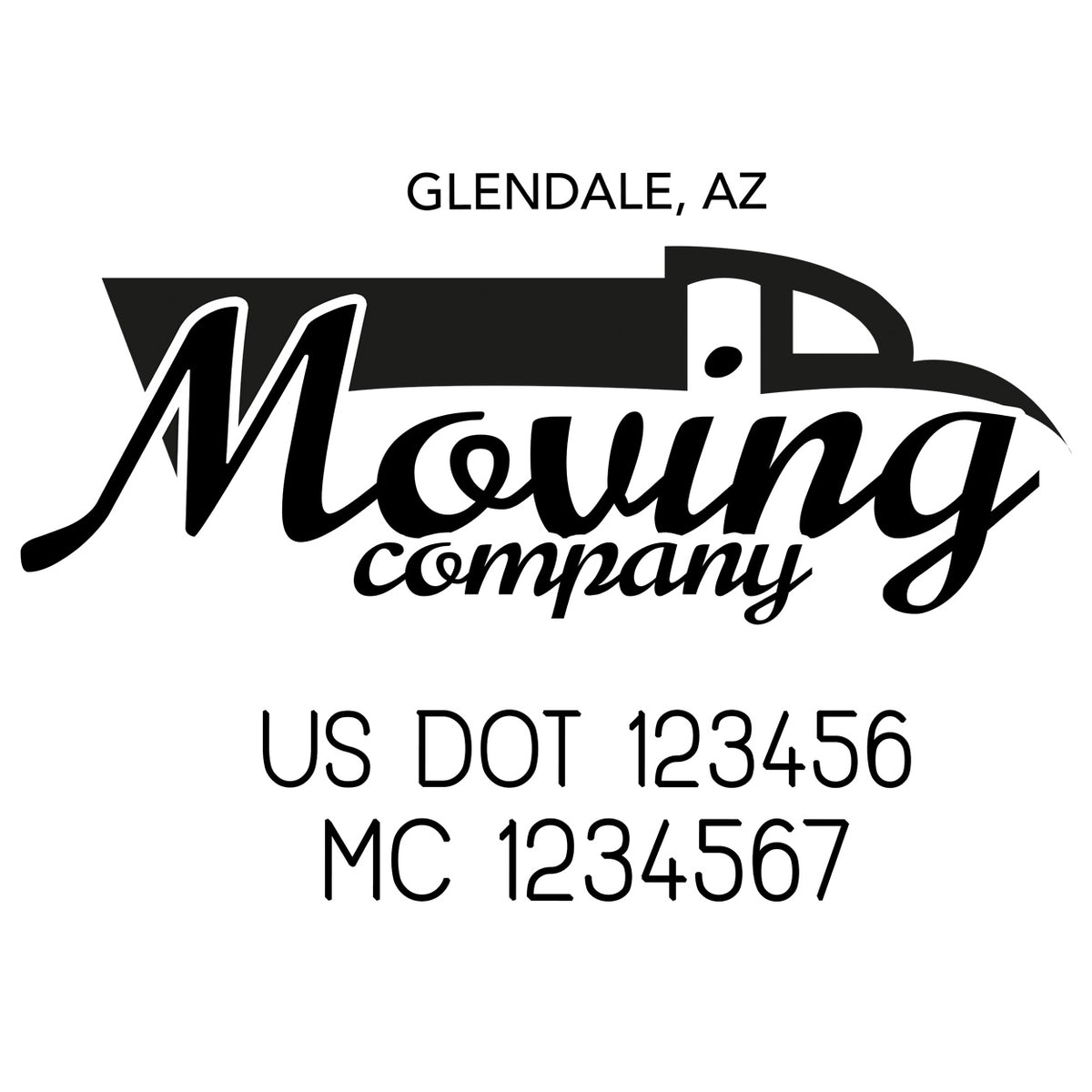 Moving Company Truck Decal, 2 Pack – US Decals
