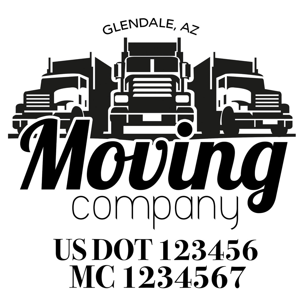 Moving Company Truck Decal, 2 Pack – US Decals